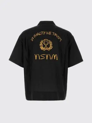 Visvim Silk Bowling Shirt With Rear Embroidered Logo