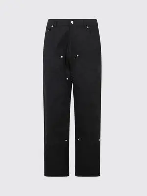 CARRER Knee-length Cotton Shorts With Belt Loops - Black