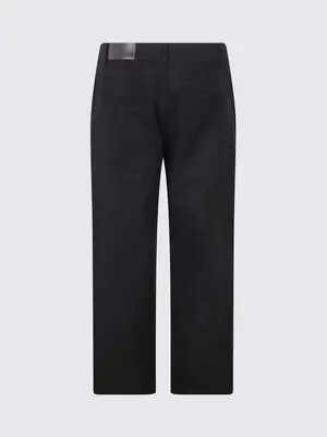 CARRER Knee-length Cotton Shorts With Belt Loops - Black