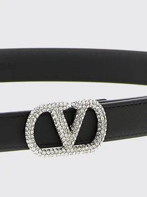 Valentino Garavani Embellished Logo Belt