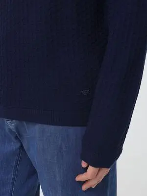 Emporio Armani Crew Neck Jumper - Blue