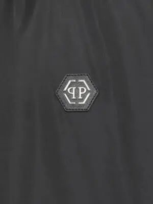 Philipp Plein Bomber Jacket With Contrast Sleeves - Black