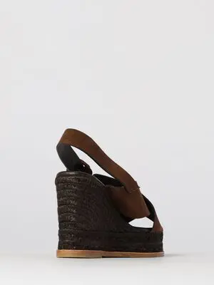 CastaÑer Betina Suede Wedge Sandal