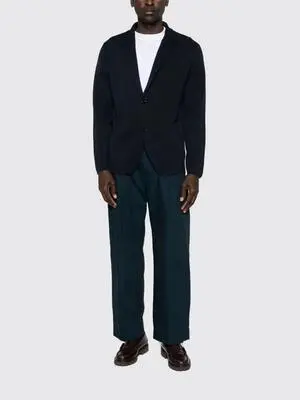 LARDINI Linen Single-breasted Blazer