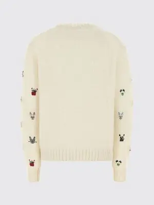 Loewe Anagram Embroidered Wool Blend Crewneck Sweater