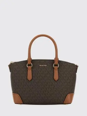 Michael Kors Bag In Coated Cotton With Mk Monogram - Yellow