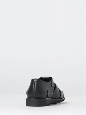 Paraboot Perforated Smooth Leather Sandals With Ankle Strap