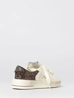 GOLDEN GOOSE Lace-up Sneakers With Glitter Detail