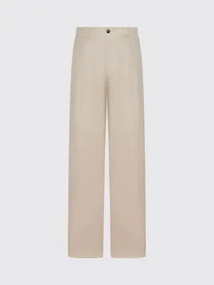 Giorgio Armani Wide Leg Linen Blend Trousers