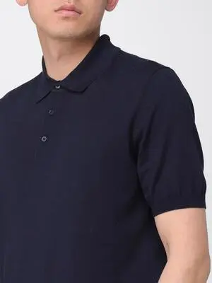 KANGRA Knit Polo Shirt - Blue