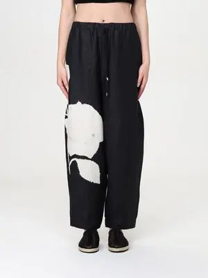 Liviana Conti Wide Leg Trousers With Floral Print