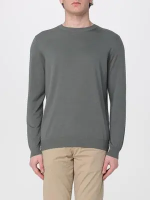 KANGRA Cotton And Silk Crew Neck Pullover - Green