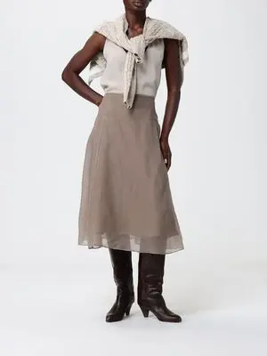 Brunello Cucinelli Skirt Colour - Brown