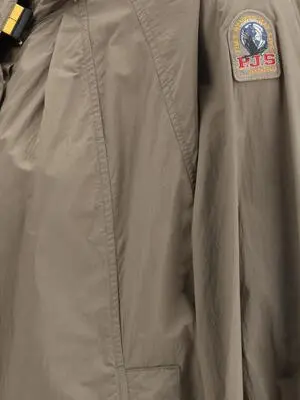 PARAJUMPERS Hooded Jacket In Technical Fabric - Brown