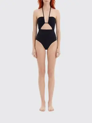 Rick Owens Halterneck Cut-out Swimsuit - Black