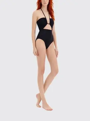 Rick Owens Halterneck Cut-out Swimsuit - Black