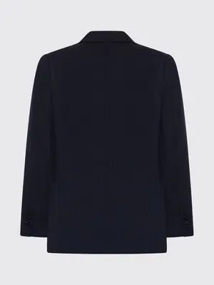 LARDINI Single-breasted Wool Blend Blazer