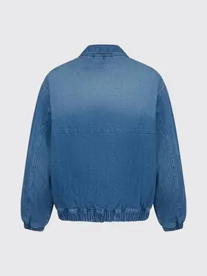 CARRER Name Barrau Cotton Bomber Jacket With High Neck - Denim