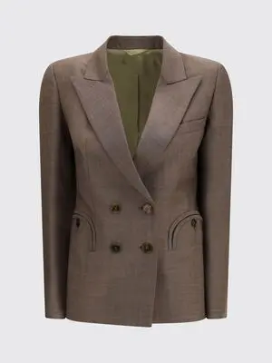 BLAZÉ MILANO Double-breasted Virgin Wool Blazer With Peak Lapels