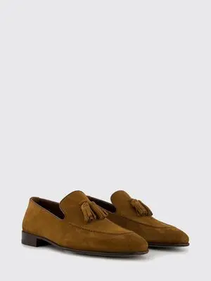 Manolo Blahnik Suede Loafers With Tassels