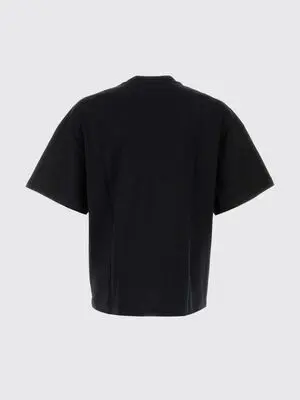 JIL SANDER Cotton T-shirt With Logo Print - Black