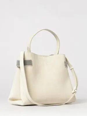 Brunello Cucinelli Suede Handbag With Monile Detail