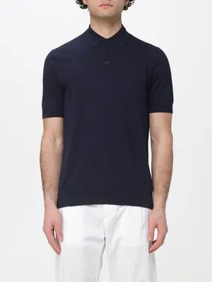 PAOLO PECORA Polo Shirt Men Colour Blue