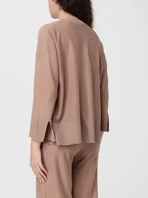 KANGRA Viscose Blend Cardigan - Beige