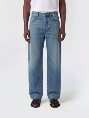 DIESEL® Cotton Denim D-macro Jeans - Blue