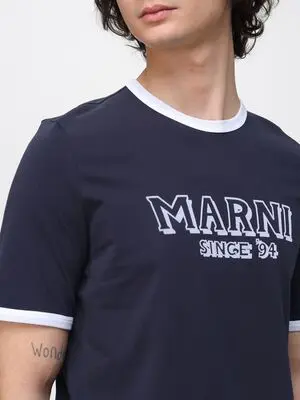 Marni T-shirt Colour - Blue