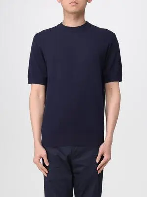KANGRA Cotton Crew Neck Pullover - Blue