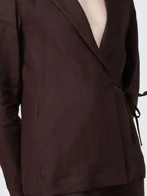 COLMAR Linen Blazer - Dark