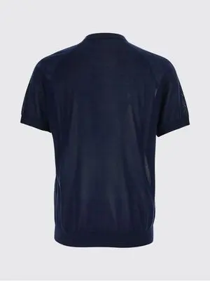 KANGRA Silk And Cashmere Crew Neck Knitwear - Blue
