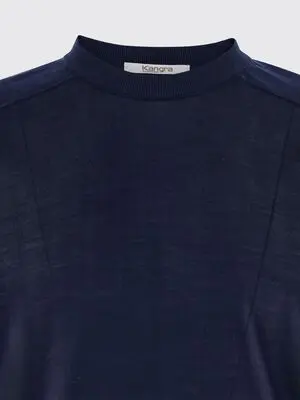 KANGRA Silk And Cashmere Crew Neck Knitwear - Blue