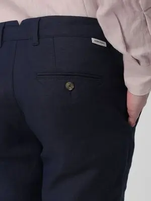 COLMAR Linen Chino Pants - Navy