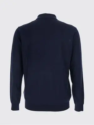 KANGRA Cotton And Silk Polo Shirt - Blue