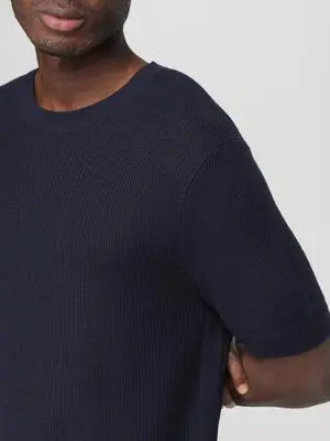 BOSS Short Sleeve Knit Jumper - Blue