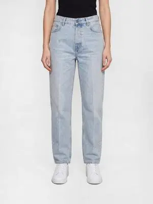 HAIKURE Mid-rise Straight Jeans In Organic And Recycled Cotton - Blue