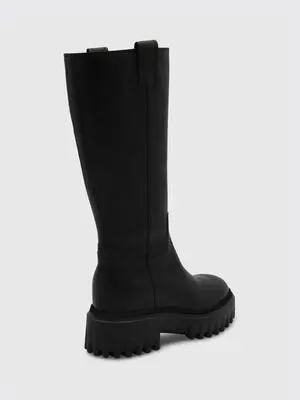 Hogan Knee-high Boots With Lug Sole