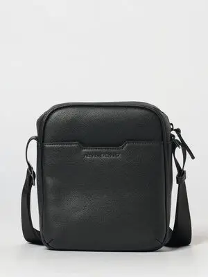 Armani Exchange Grained Faux Leather Bag - Black