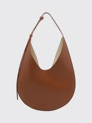 AESTHER EKME Smooth Calf Leather Hobo Bag With Adjustable Handle - Brown