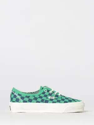 VANS Authentic Premium Check Knit Sneakers - Green