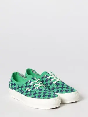 VANS Authentic Premium Check Knit Sneakers - Green
