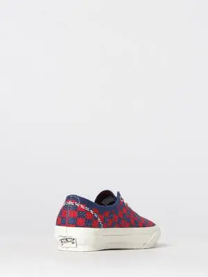 VANS Authentic Premium Check Knit Sneakers - Red