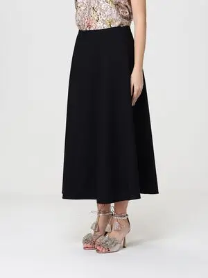 Alberta Ferretti Wool Blend Midi Skirt