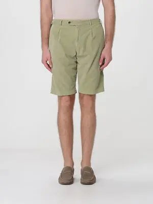 PT TORINO Velvet Tailored Shorts - Green