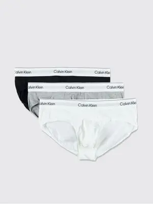 Calvin Klein Set Of 3 Stretch Cotton Briefs - Red