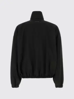 Fear Of God Relaxed Fit Wool Twill And Nylon High Neck Bomber Jacket