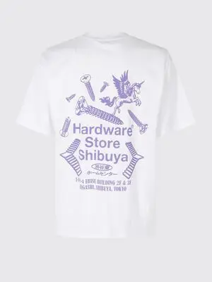 Edwin Printed Cotton T-shirt - White