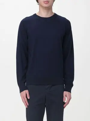 KANGRA Kangra Cotton Knitwear Crewneck Sweater Blue